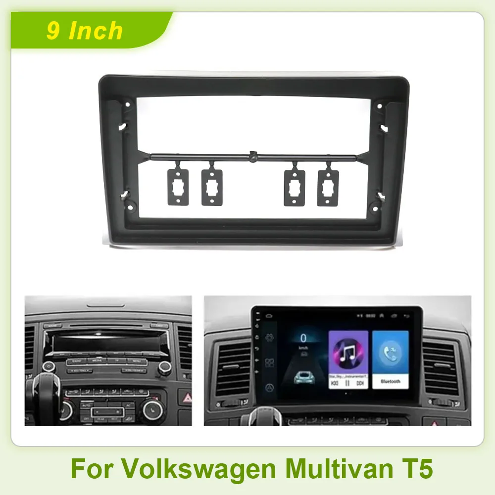 Car Radio Fascia for Volkswagen Multivan T5 2003-2015 9 Inch Frame ...