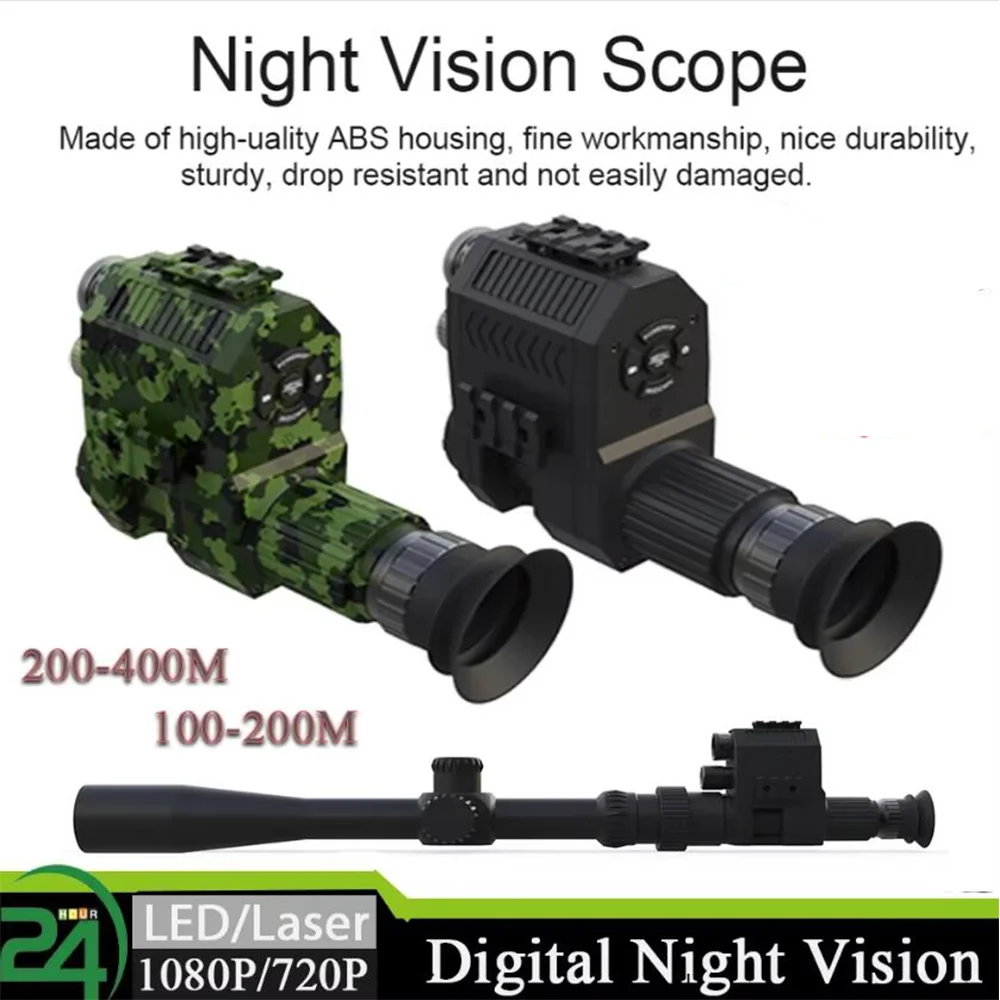 Megaorei-Digital-Night-Vision-Scope-Monocular-1080P-200-400M-Travel ...