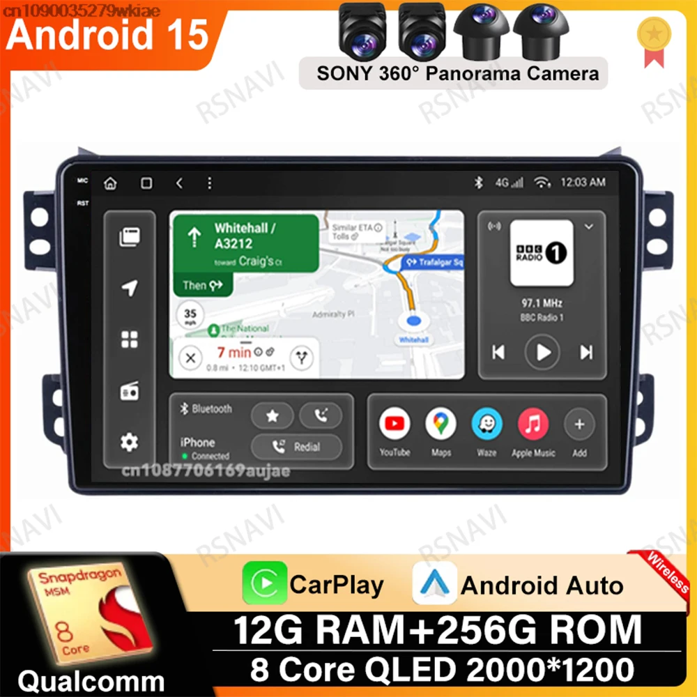 Android 15 For SUZUKI Splash Ritz OPEL Agila 2008 -2012 Viedo Player ...