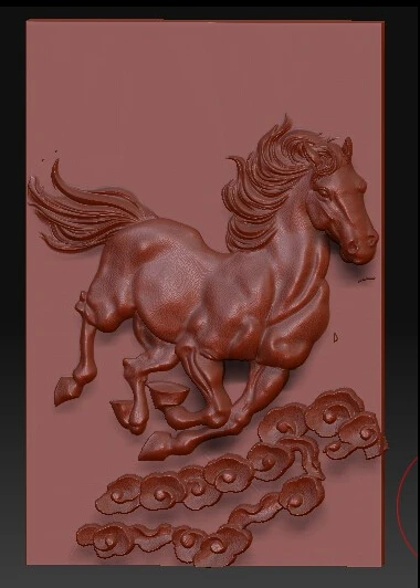 Relieve-de-modelo-3d-para-cnc-en-formato-de-archivo-STL-caballo ...