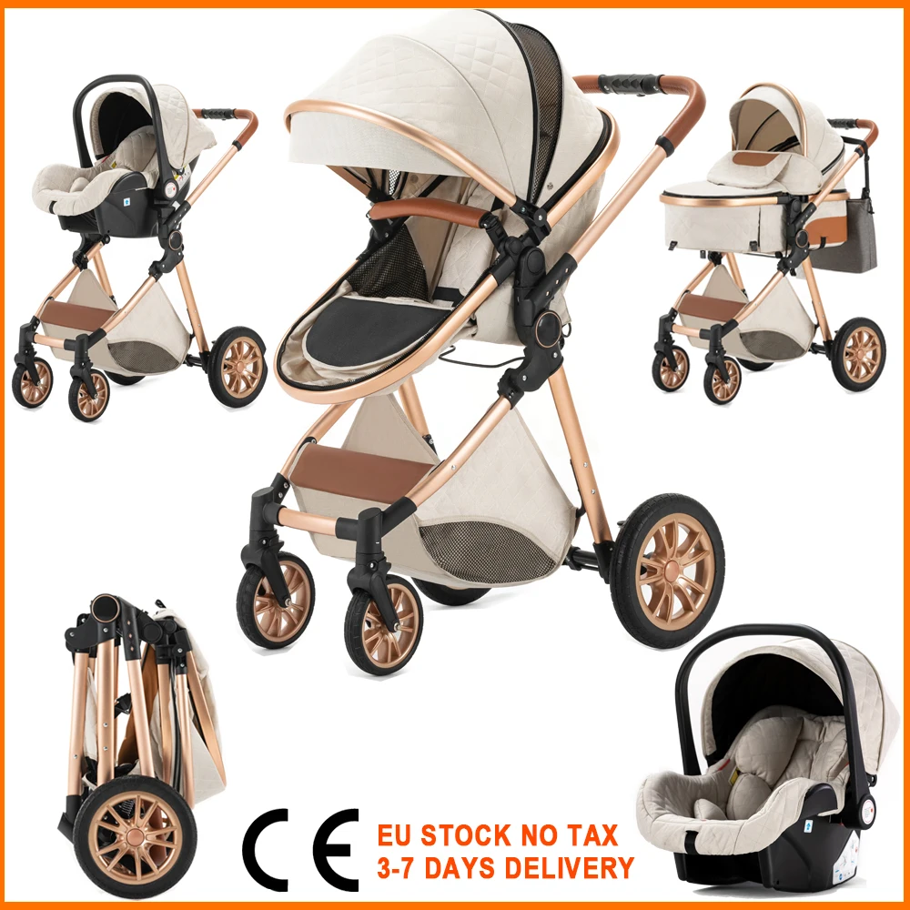 Baby-3-in-1-luxury-stroller-baby-carriage-BABI-PRAM-3-IN-1-Portable ...