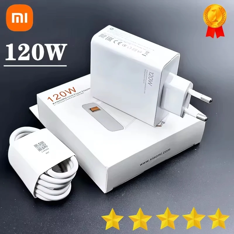 Xiaomi-cargador-Original-de-carga-r-pida-QC-120-Adaptador-europeo-para ...