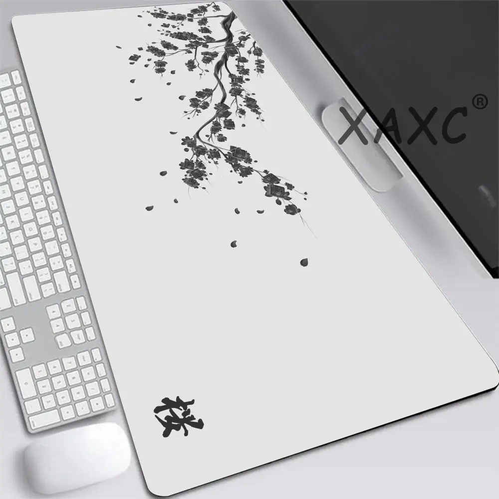 Japan-Cherry-Blossom-Mouse-Pad-Gray-Laptops-Gaming-Deskmat-Sakura ...