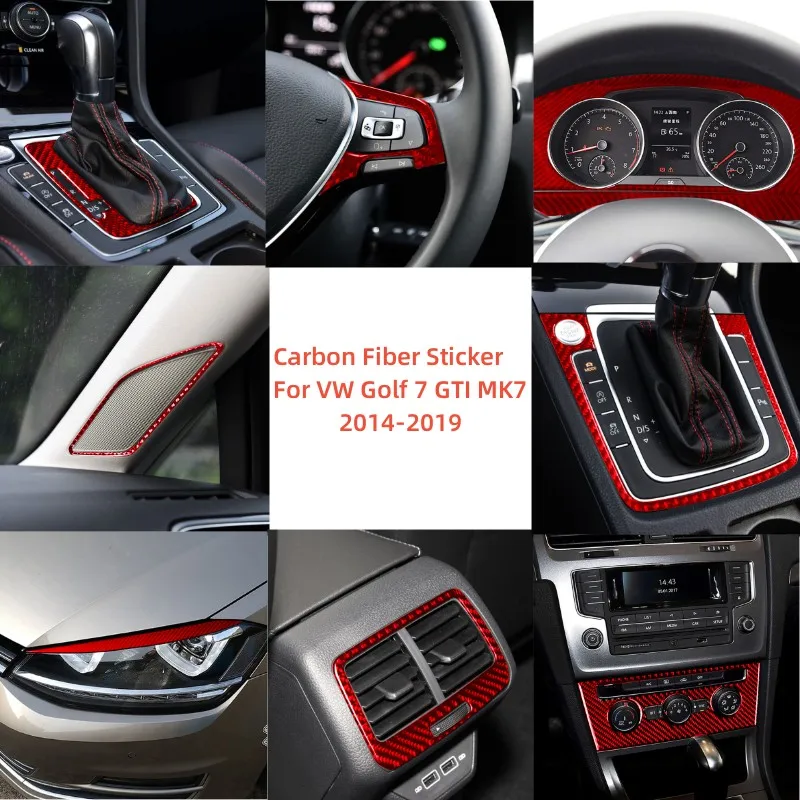 Carbon-Fiber-Car-Door-Lock-Steering-Wheel-Air-Outlet-Decorative-Sticker ...