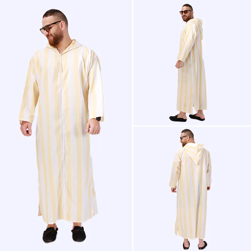 Traditional Islamic Clothing Eid Jubba Thobe Arab Muslim Robe Men ...