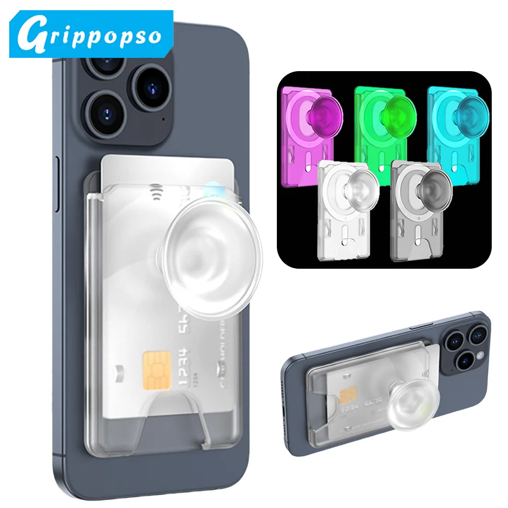 Grippopso-Magentic-Card-Holder-Wallet-Phone-Grip-Tok-Stand-Socket-Card ...