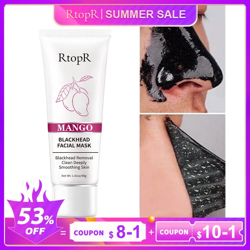 Mango Blackhead Remover Acne Treatment Strawberry Nose Oil Mud Pore ...