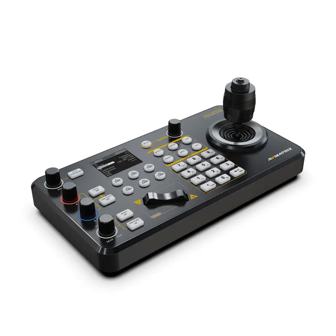 PTZ-Camera-controller-PoE-NDI-Camera-controller-keyboard-with-4D ...