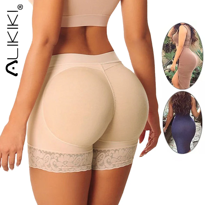 배꼽 컨트롤 엉덩이 기중 팬티 여성용 속옷 Shapewear 높은 허리 바디 셰이퍼 반바지 레이스 팬티 플러스 크기
