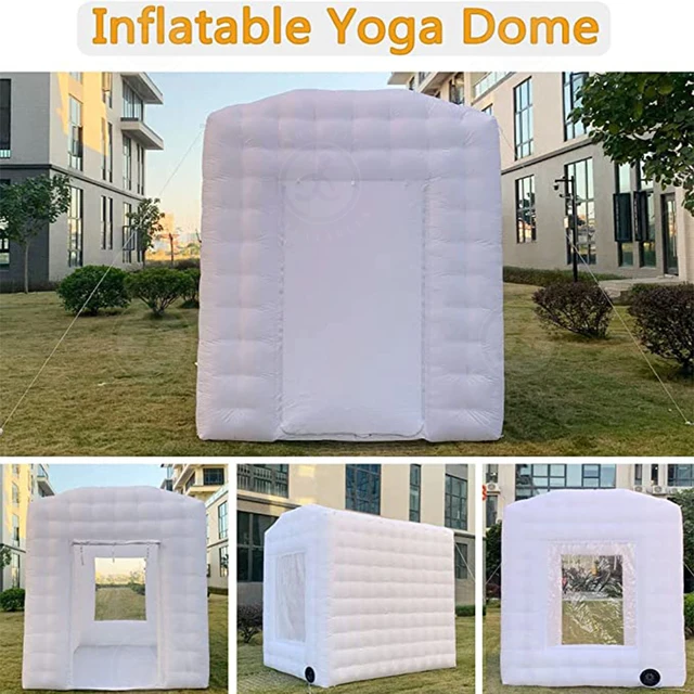 Inflatable Hot Yoga Dome Portable Home Yoga Studio Hot Air Bubble Tent ...