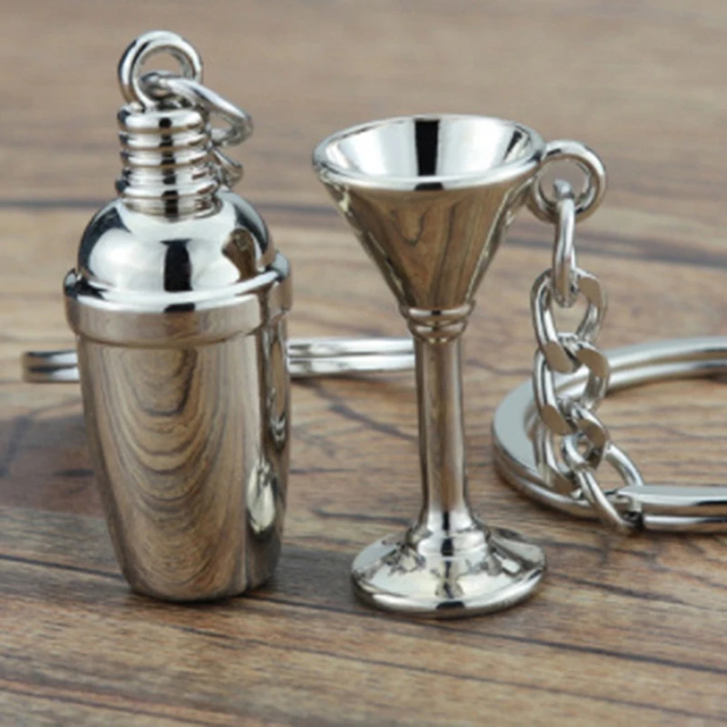 Gifts Bartenders | Bartender Keychain | Cocktail Keychain | Shakers ...