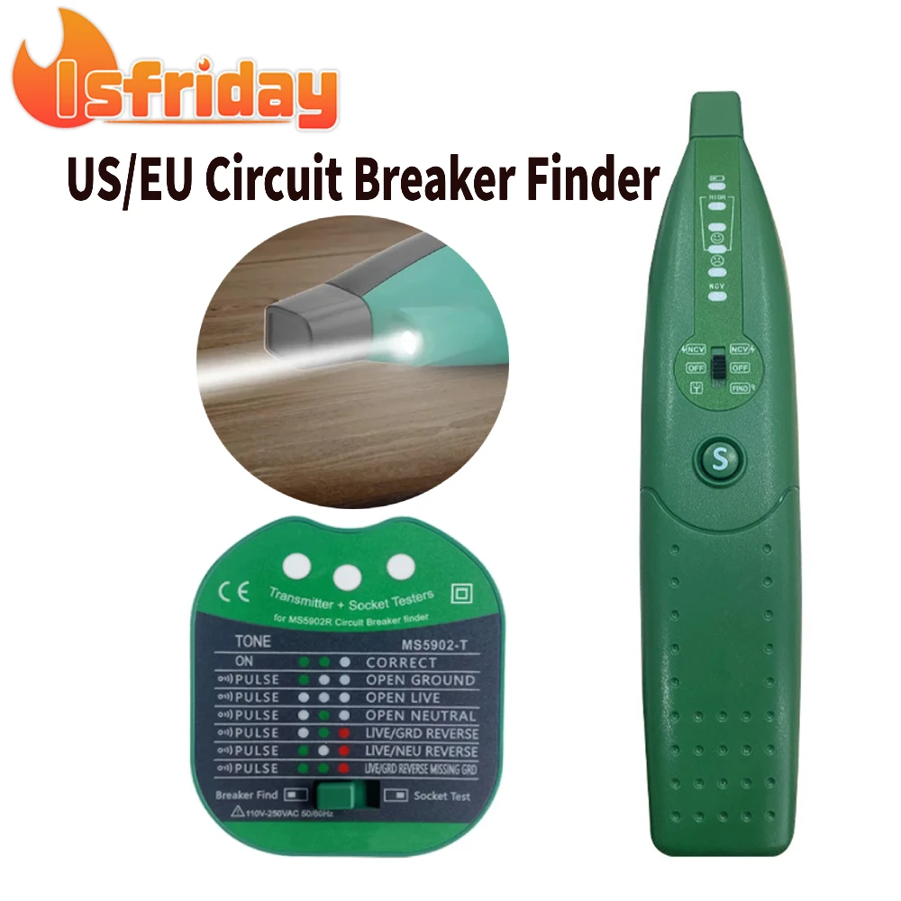 MS5902-Automatic-Circuit-Breaker-Finder-US-EU-Plug-Fuse-Socket-Tester ...