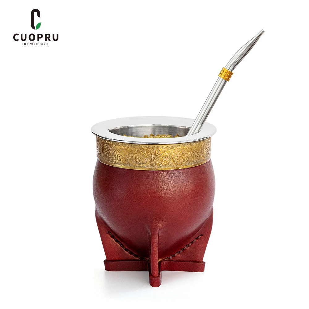 Copo-erva-mate-com-palha-Caneca-de-caba-a-ch-Argentina-One-Bombilla ...