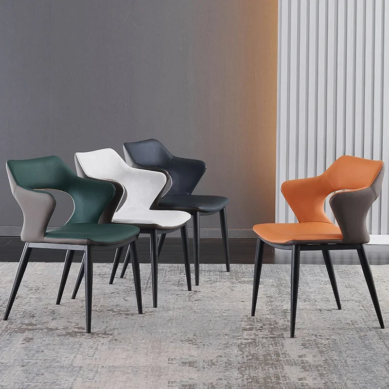 Modern-Luxury-Dining-Chair-Creative-Iron-Minimalist-Office-Dining ...