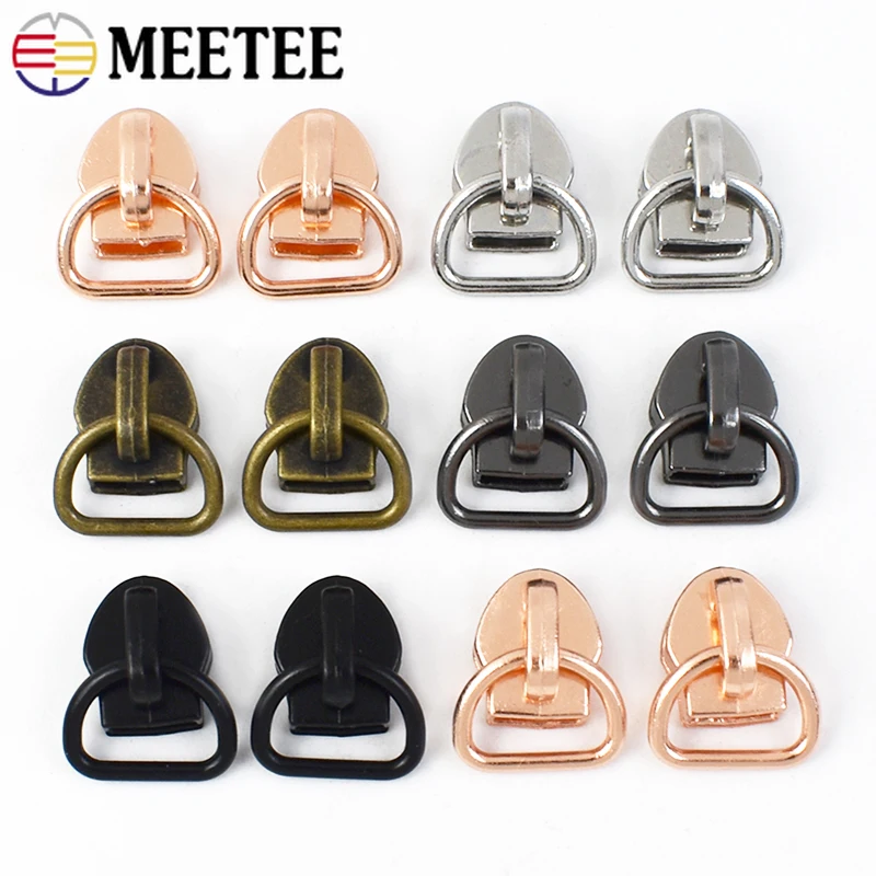 10-20-50Pcs-5-Zipper-Sliders-For-Nylon-Zippers-Bag-Pocket-D-Ring-Zip ...