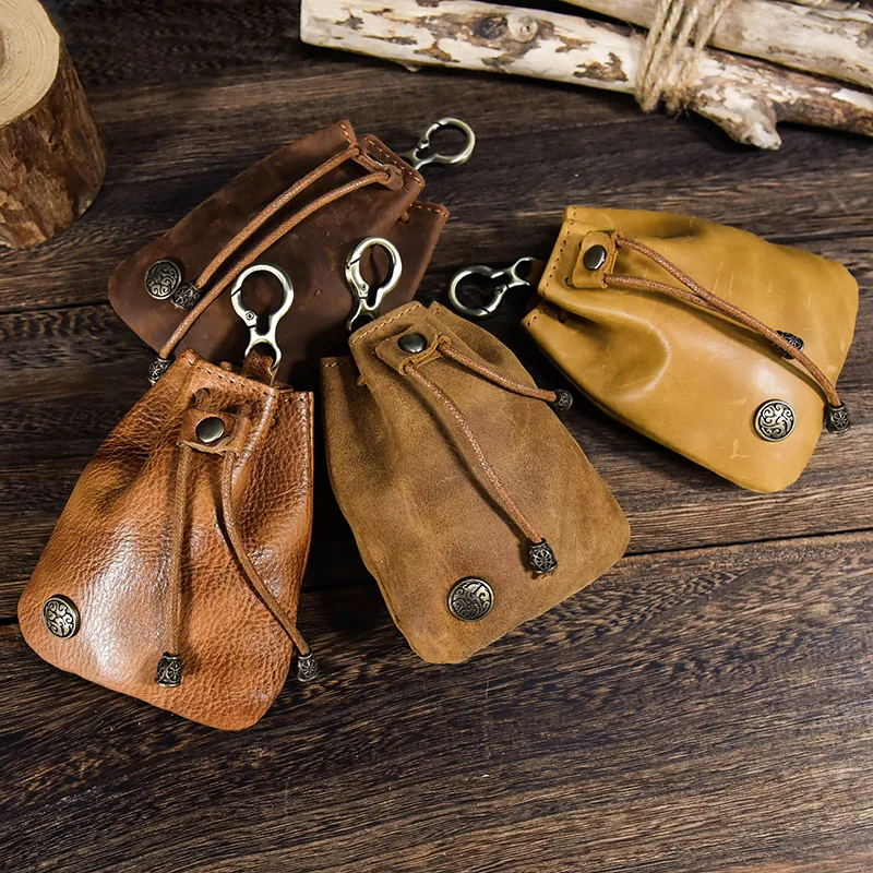 2022-Vintage-Coin-Bag-For-Men-Genuine-Leather-Coin-Purses-Card-Wallet ...
