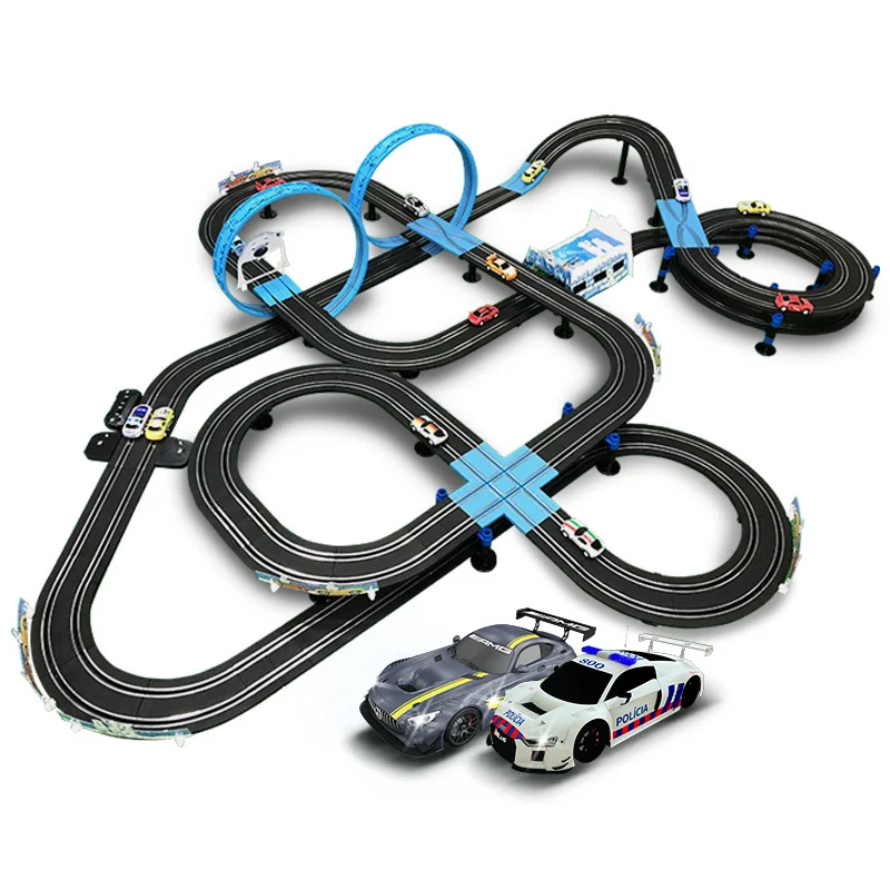 1-64-Electric-Race-Track-Car-Accessories-Toy-Remote-Control-Car ...