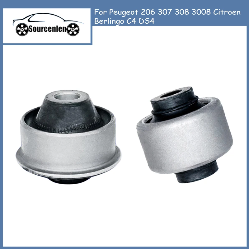 352392-352391-New-Front-Suspension-Control-Arms-Trailing-Wishbone-Bushes-For-Peugeot-206-307-308 ...