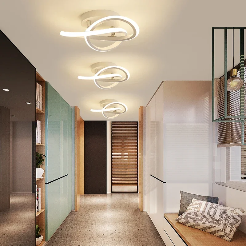 Modern LED Aisle Ceiling Light Minimalist Balcony Lamps Home Corridor ...