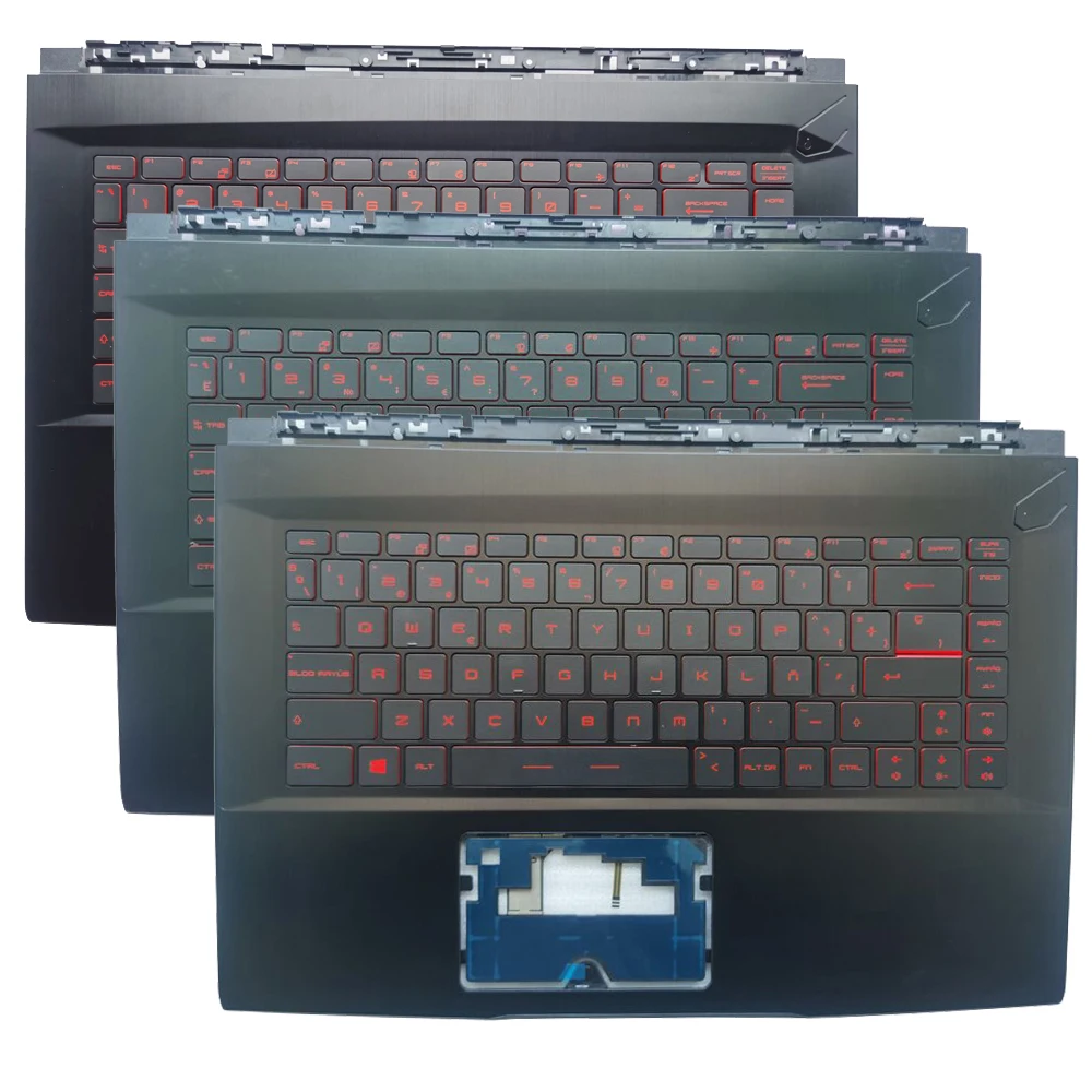 New Backlit US/Spanish/Russian Keyboard For MSI GF63 8RC 8RD MS-16R1 MS ...
