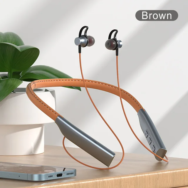 Fone Bluetooth Earphones Magnetic Headphones Sports Wireless Hanging ...