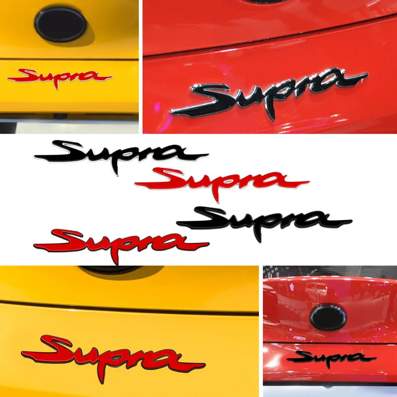 Car-Styling-ABS-Plastic-Supra-Letter-Logo-Sticker-Rear-Bumper-Tail ...