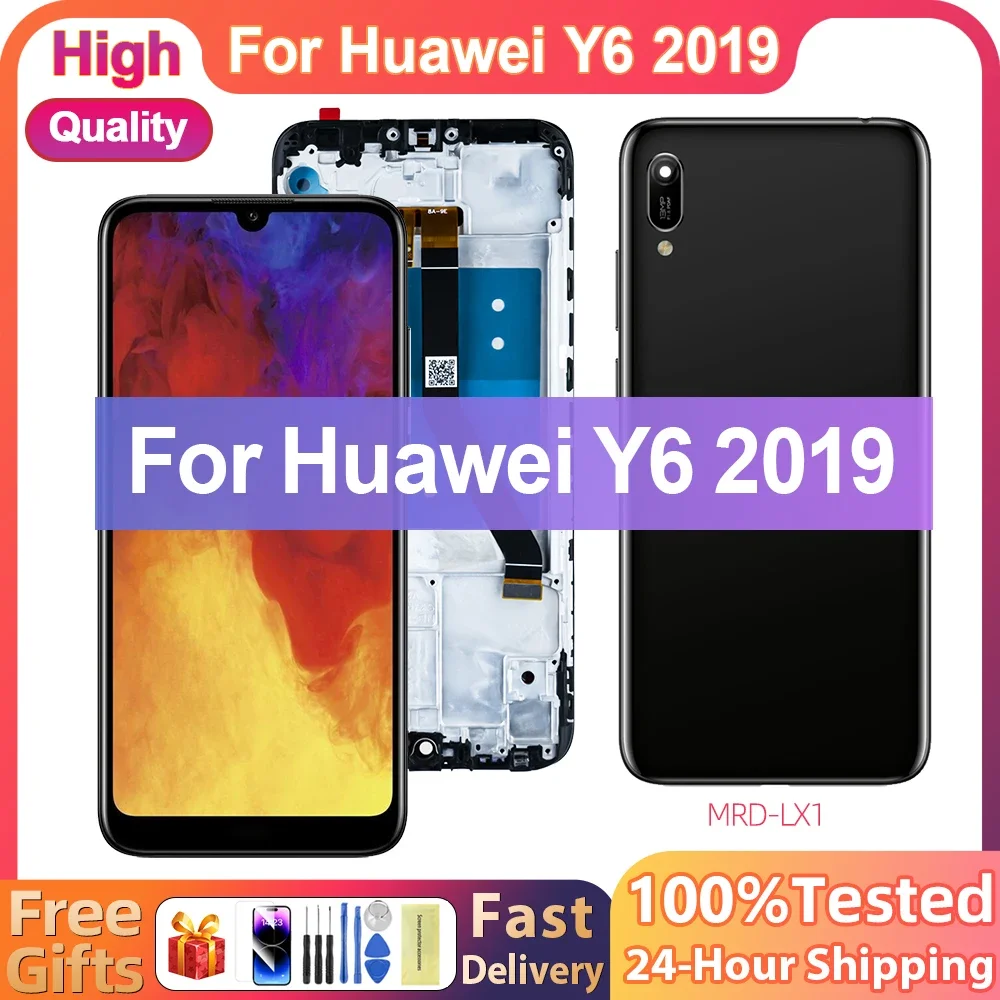 100-Tested-For-Huawei-Y6-2019-Display-Touch-Screen-For-Huawei-Y6-Prime ...