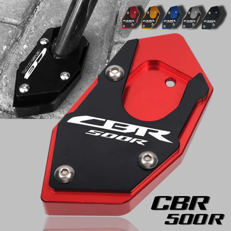 Motorcycle Kickstand Foot Side Stand Extension Pad Support Plate ...