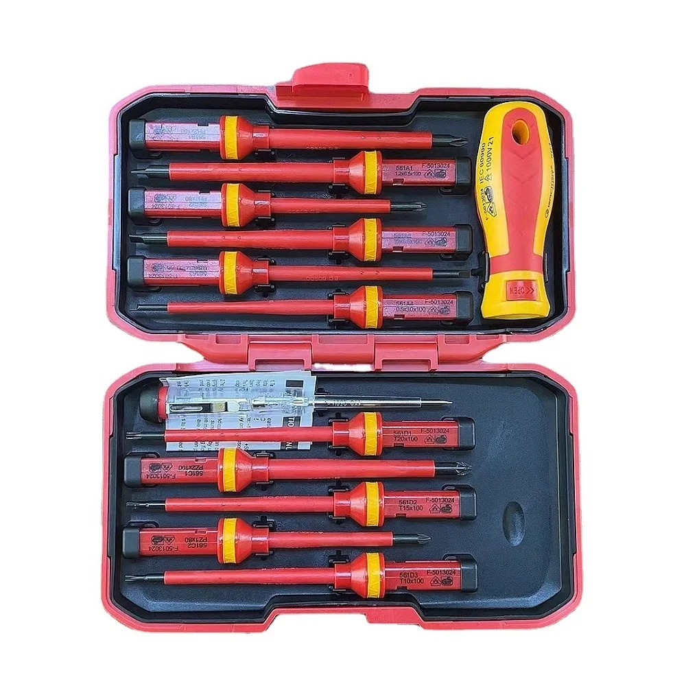 13Pcs-Electrician-Repair-Tools-Kit-1000V-Changeable-Insulated ...