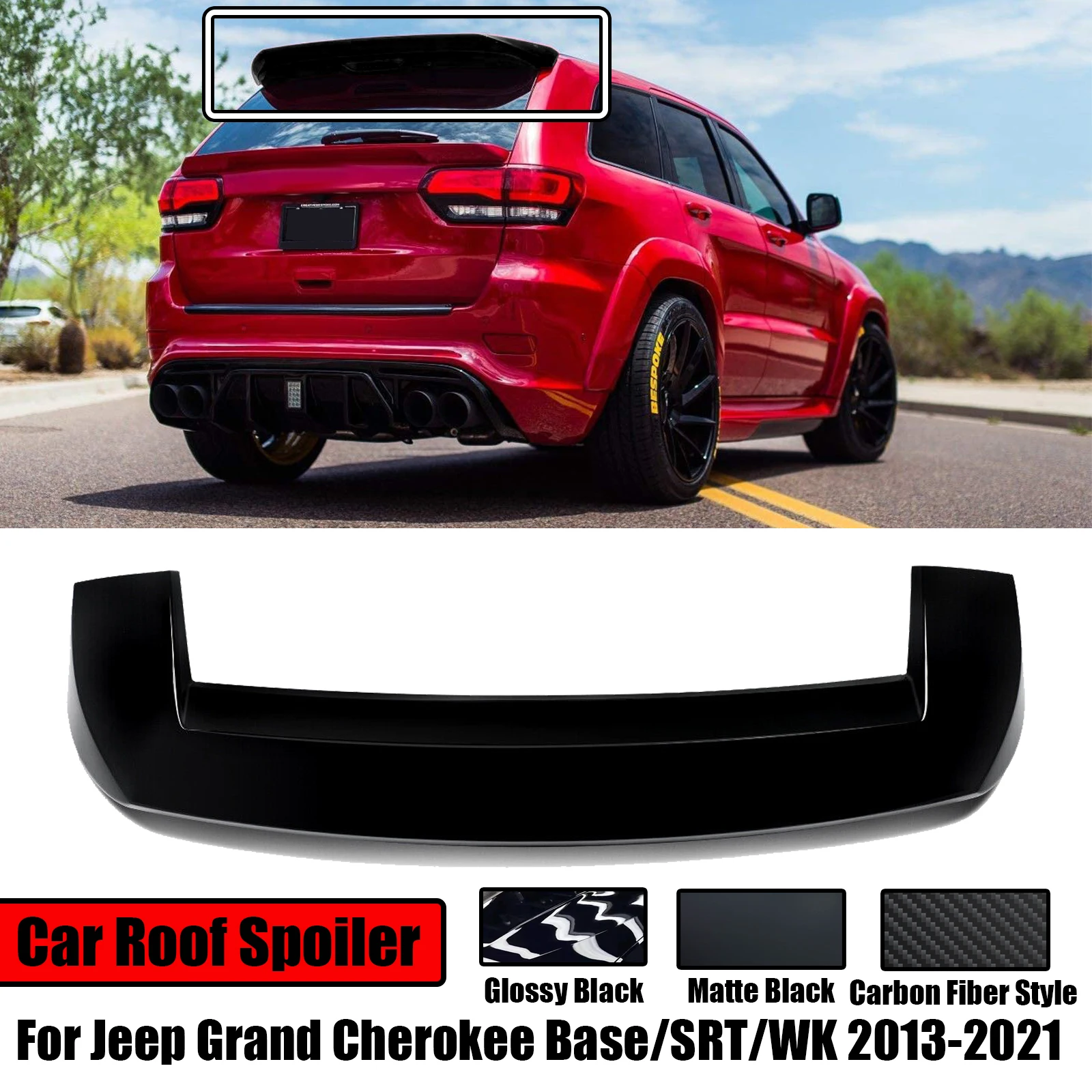 R-STYLE-Car-Rear-Top-Roof-Spoiler-For-2012-2021-Jeep-Grand-Cherokee-SRT ...