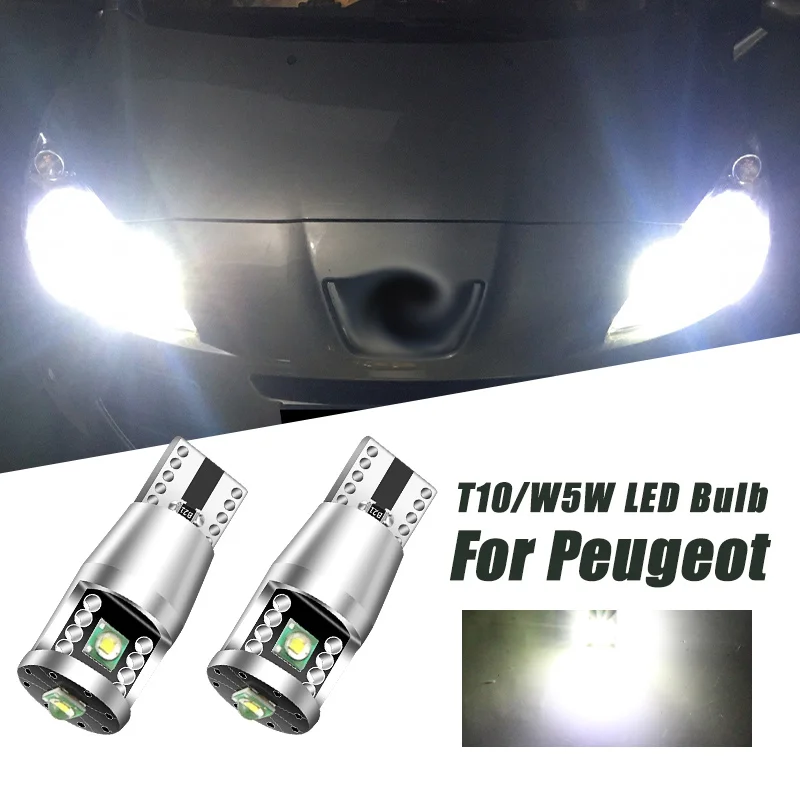 2x LED Parking Light W5W T10 Canbus For Peugeot 1007 107 206 207 CC SW ...