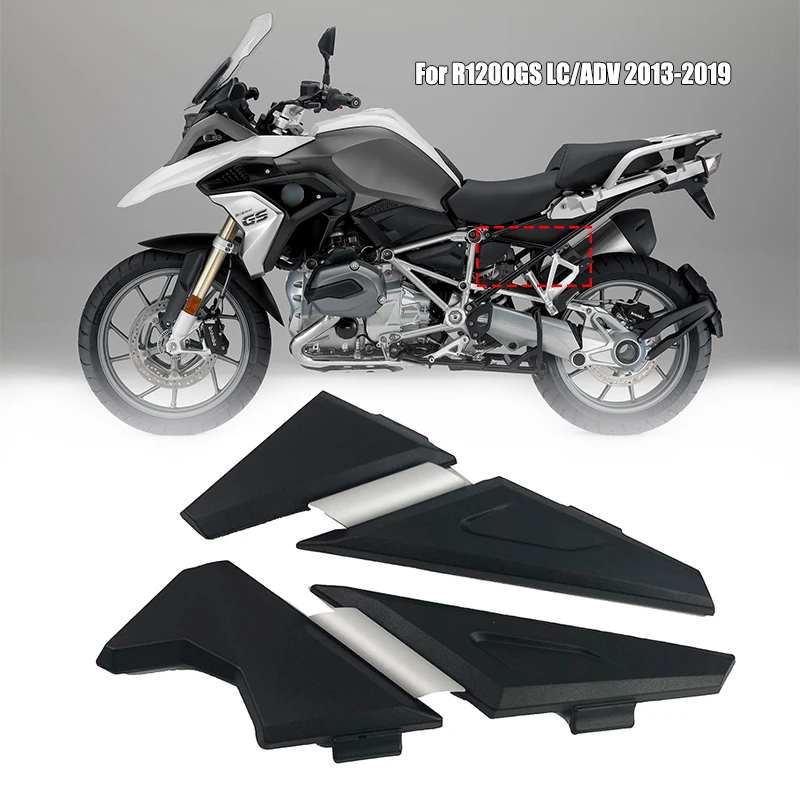 Motorcycle-Frame-Infill-Side-Panel-Set-Protector-Guard-Cover-Protection ...