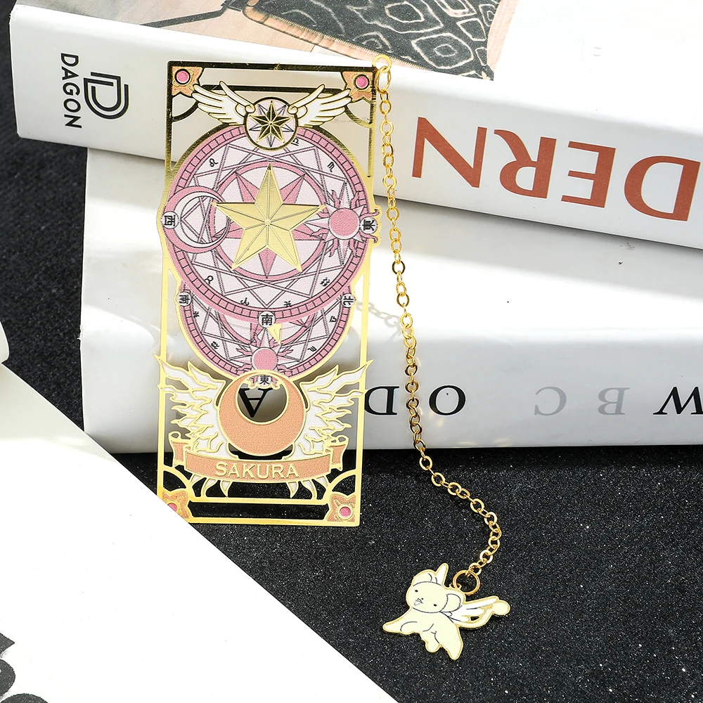 Kawaii Sweet Anime Card Captor Sakura Book Mark с кисточкой Creberus ...