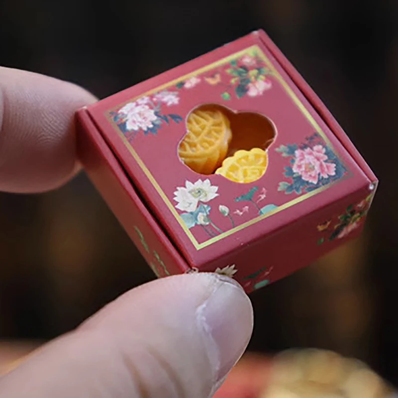 Miniature Toy Simulation Moon Cake Plastic Dollhouse Food Dollhouse ...