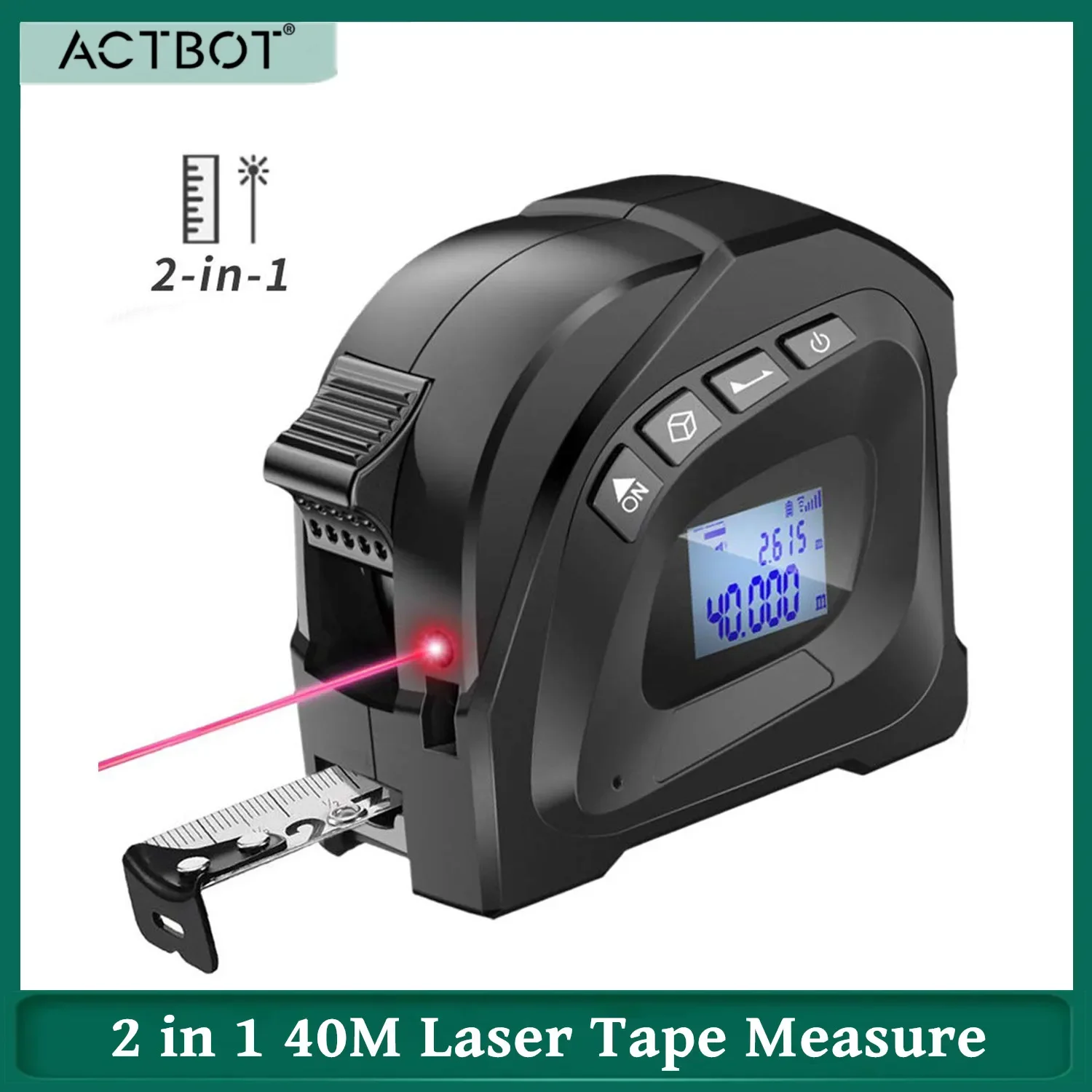 2in1-40M-Laser-Tape-Measure-Rangefinder-Digital-Distance-Meter-Handheld ...
