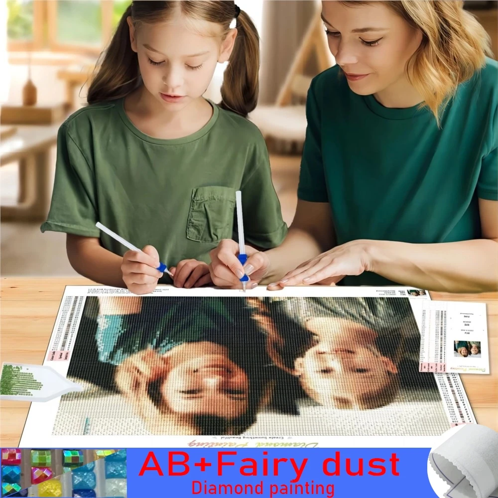 Photo-Custom-5d-DIY-120-Color-AB-Fairy-Dust-Diamond-Painting-Picture ...