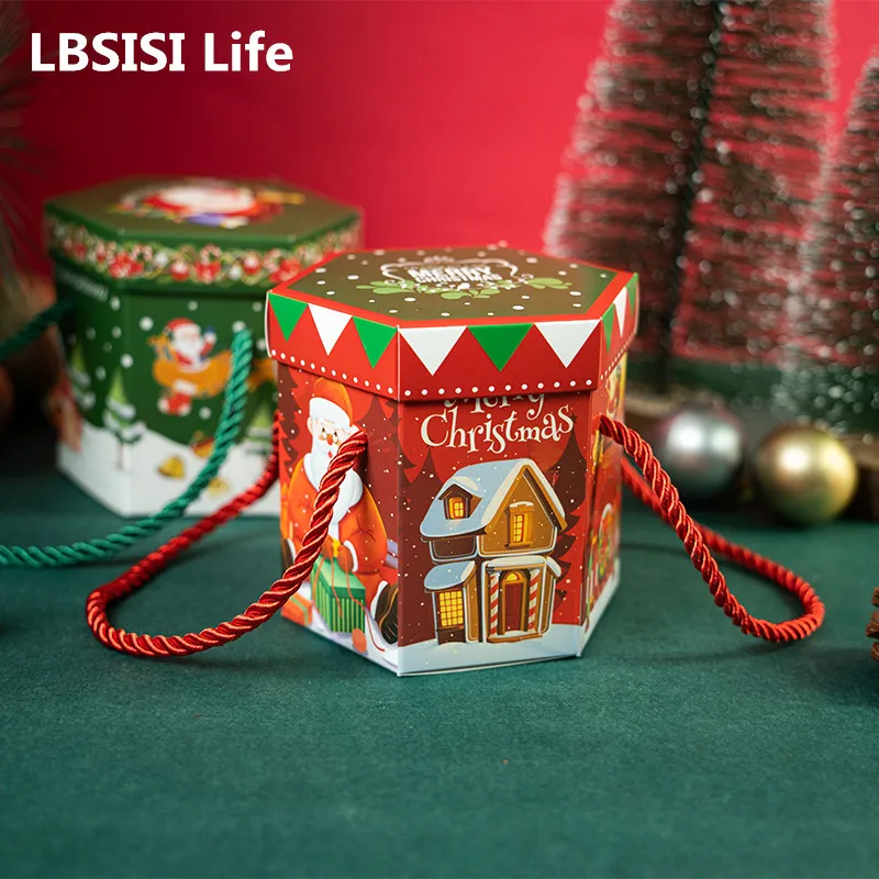 LBSISI-Life-20pcs-Christmas-Cookie-Gift-Boxes-For-Candy-Chocolate ...