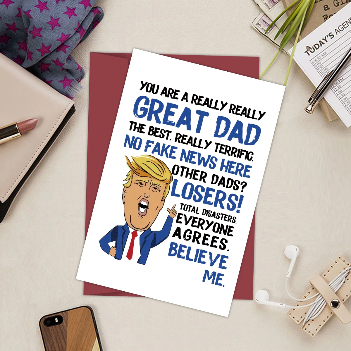 1PC-Funny-Trump-Theme-Birthday-Card-Hilarious-Dad-Mother-s-Birthday ...
