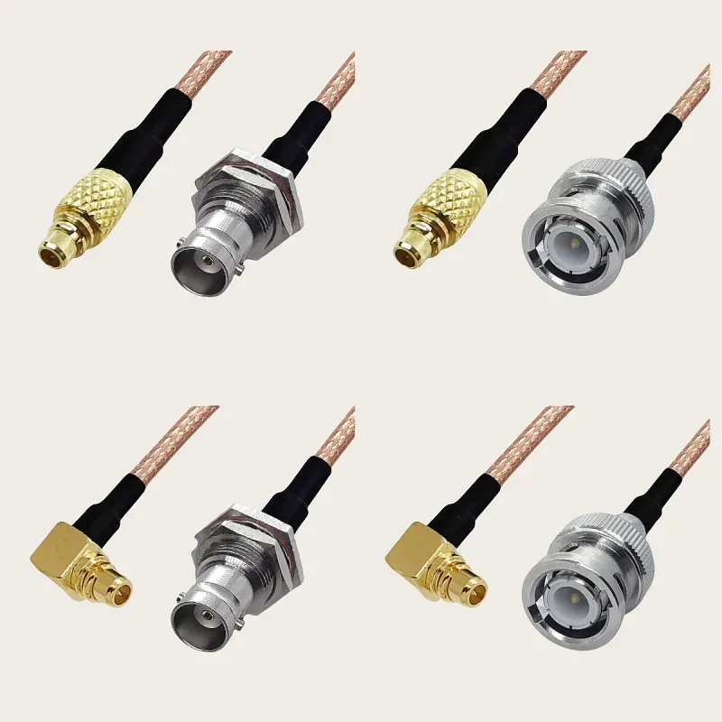 MMCX-Male-to-BNC-Male-Female-Connector-RF-Coaxial-Jumper-Pigtail-RG316 ...