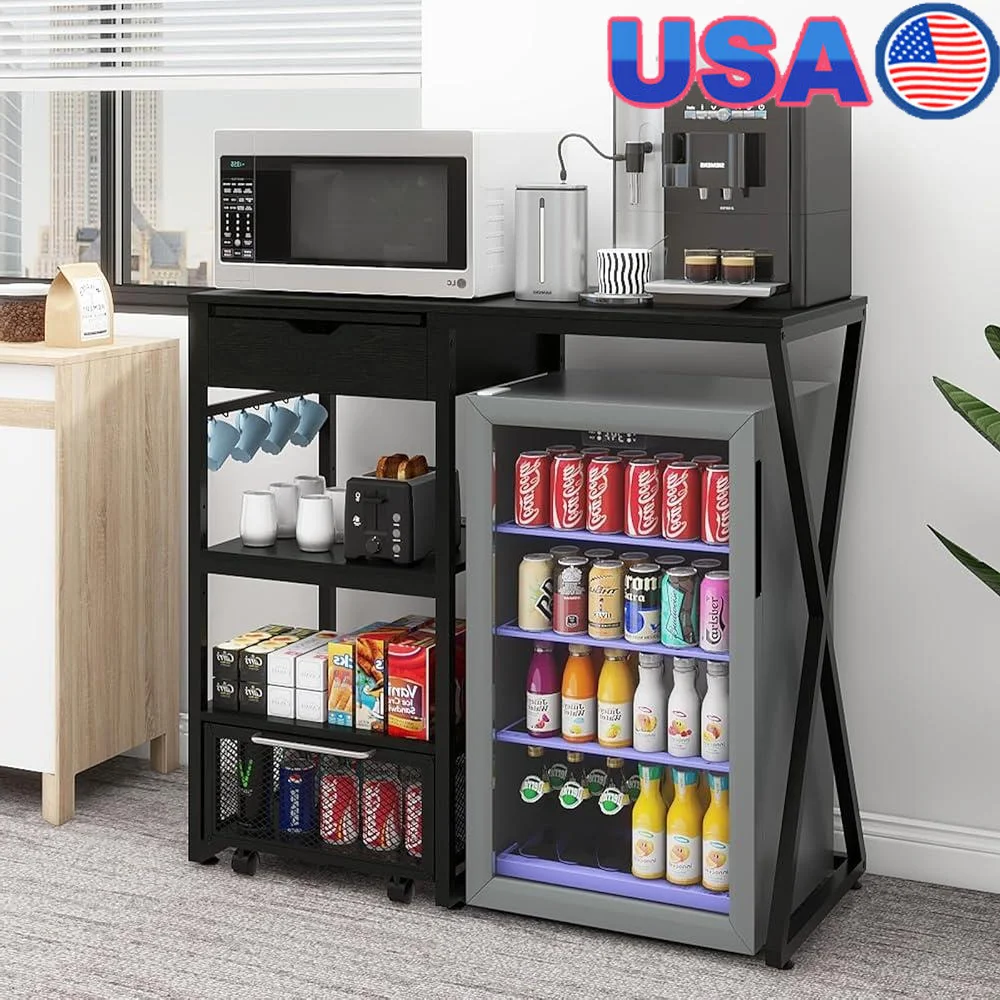 Mini Fridge Bar: The Ultimate Coffee Station Upgrade for Small Spaces