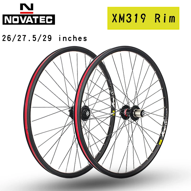 Novatec D041/D042 Mountain bike wheelset 26/27.5/29inch 4 bearing 7-11 ...