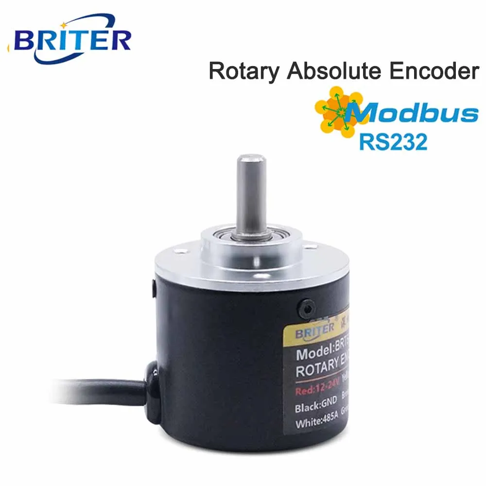 RS232-Modbus-RTU-Briter-absolute-rotary-encoder-38-6mm-shaft-singleturn ...