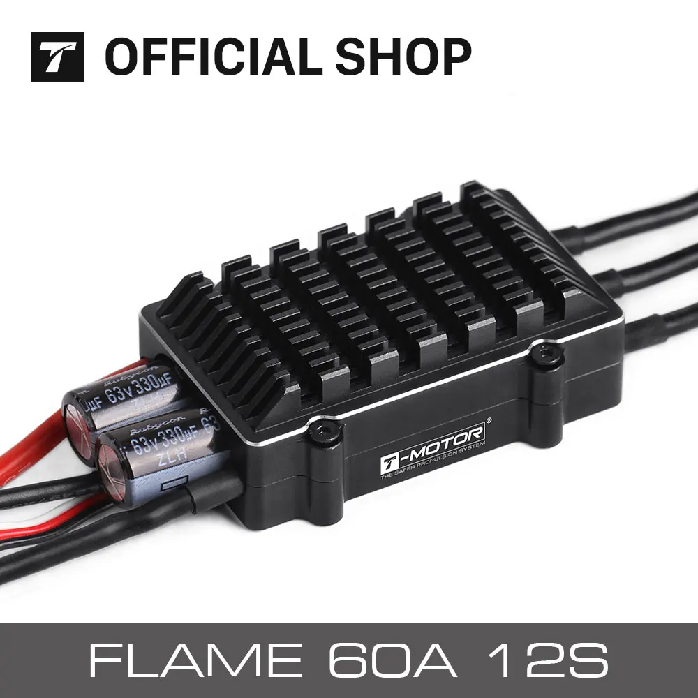 T-motor-FLAME-60A-HV-12S-Electronic-Speed-Controller-6-12s-600HZ-NO-BEC ...