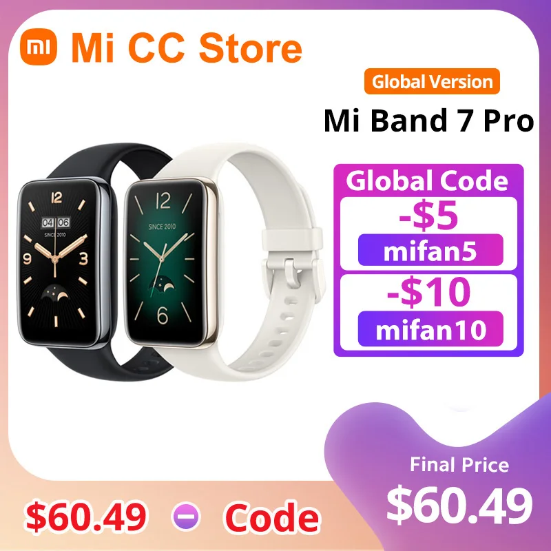 Xiaomi Mi Band 7 Pro Nfc Global Version | Xiaomi Smart Band 7 Pro ...
