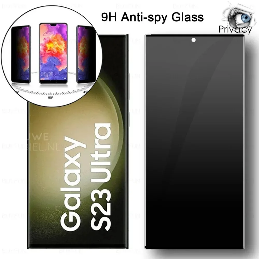 2 шт. для Samsung Galaxy S23 S24 Ultra Privacy закаленное стекло ...