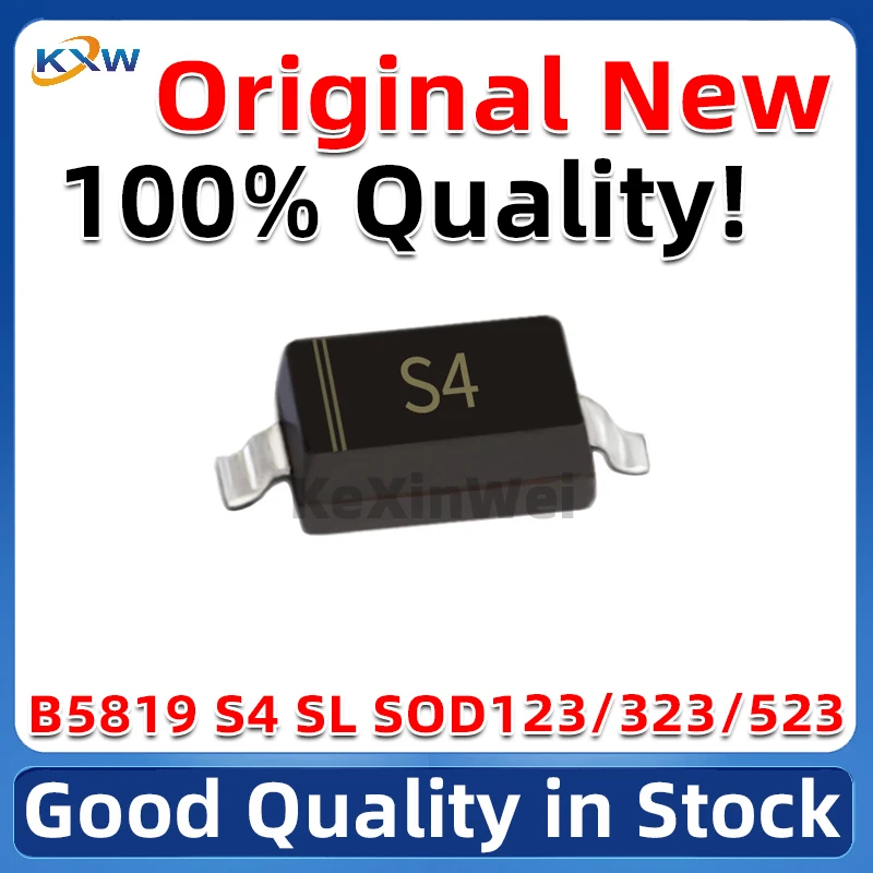 50PCS-100-New-Original-S4-SL-B5819W-1n5819-B5819WS-B5819WT-B5819-SD103 ...
