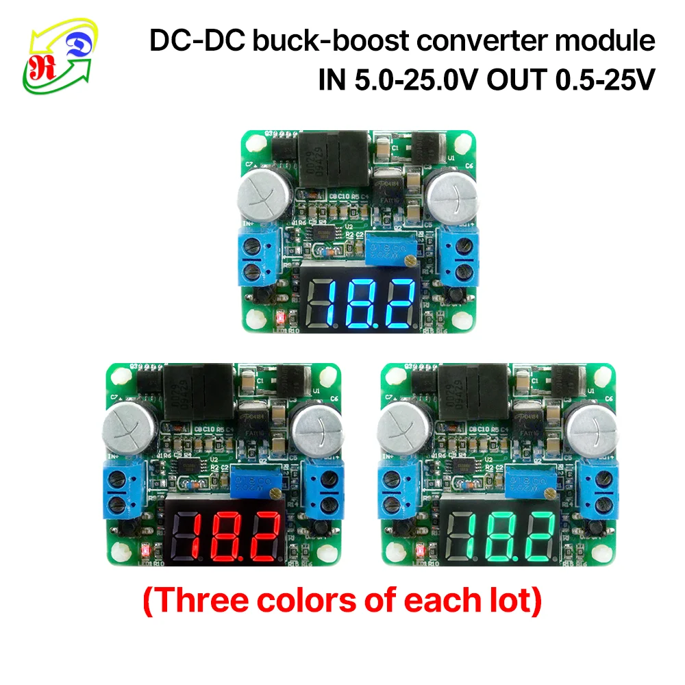 Three-colors-voltage-display-DC-DC-Adjustable-Step-up-down-Power-Supply ...