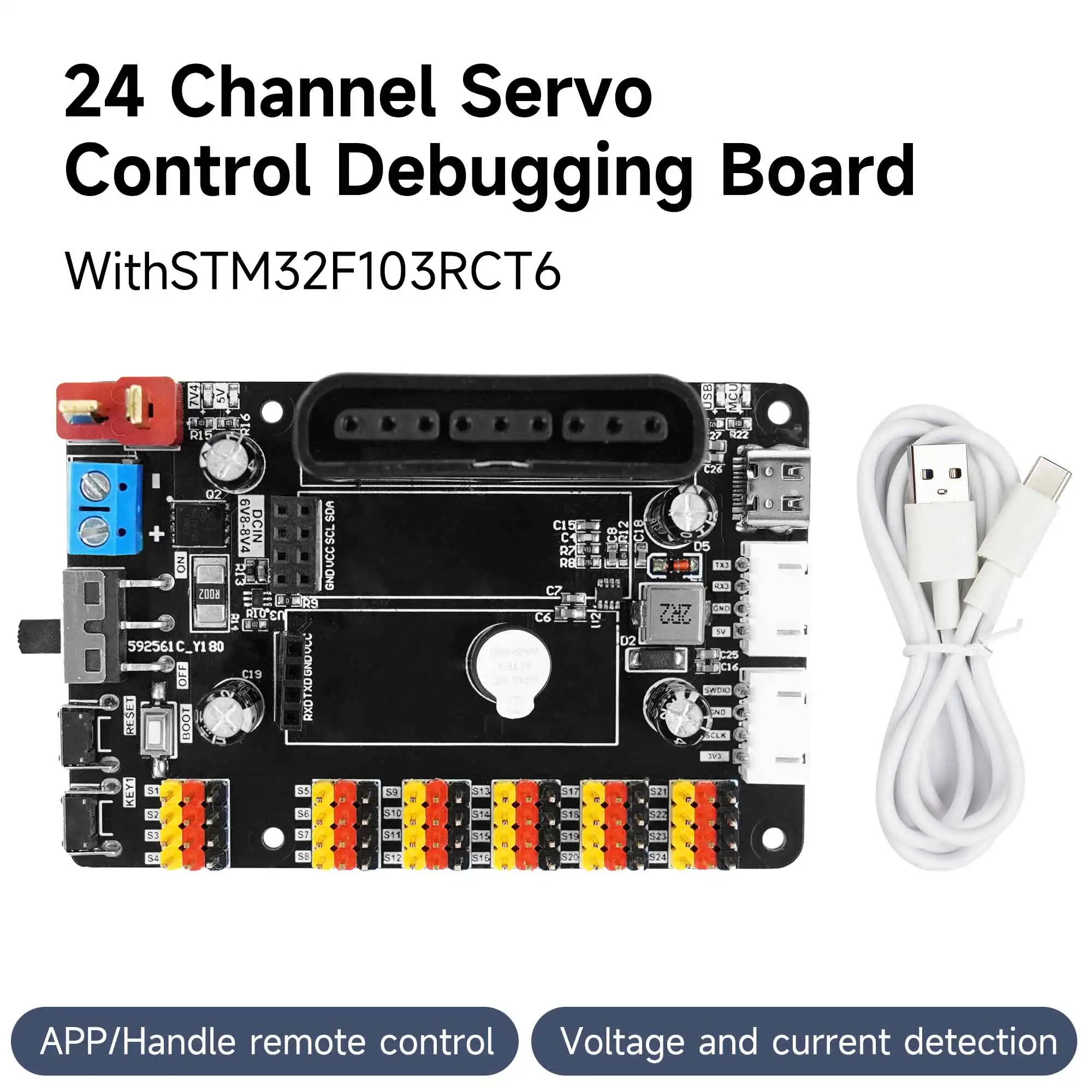24-channel-PWM-Servo-Debugging-Board-Motor-Controller-Module-Tool-with ...