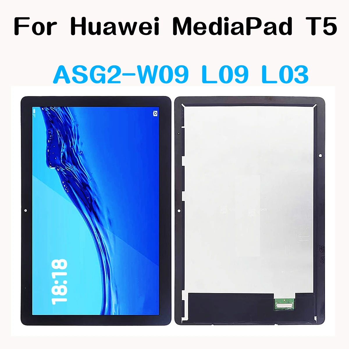 Pantalla LCD de 10,1 pulgadas para móvil, montaje de digitalizador con panel táctil, para Huawei ...