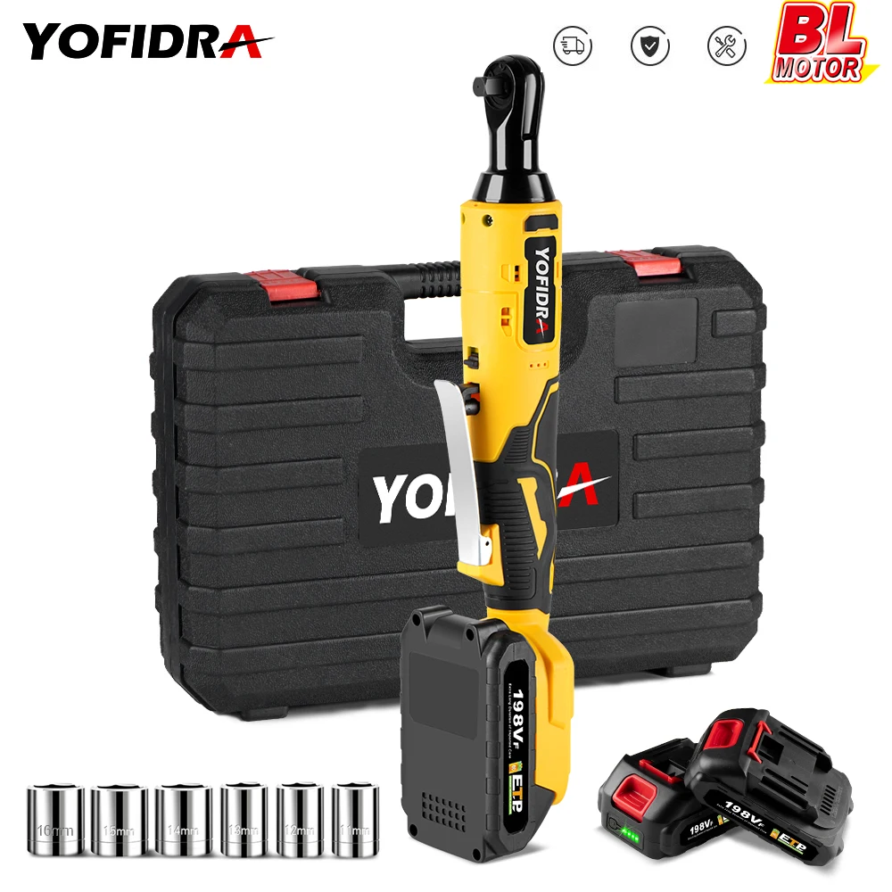 Yofidra 3/8 Zoll 200n. m bürstenloser elektrischer Ratschen schlüssel ...